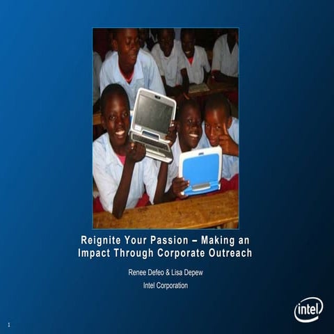 Re-ignite Your Passion: Making an Impact Through Corporate Outreach | PPTX