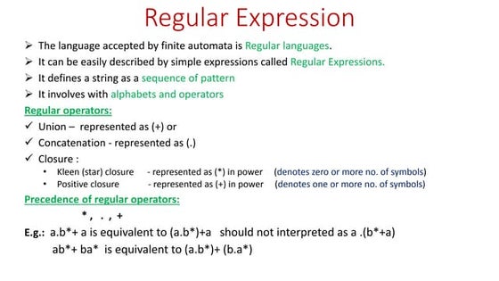 Deterministic Finite Automata Dfa Ppt 7702
