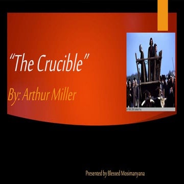 The crucible presentation | PPTX | Roleplaying Games | Games and Puzzles