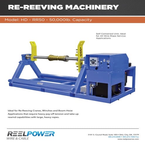 Re Reever | ReelPower Wire & Cable | PDF
