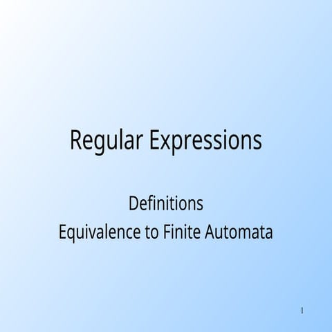 regular expression smmlmmmmmmmmmmmmm.ppt