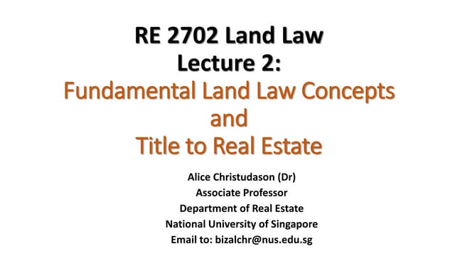 Land-Titles-and-Deeds.pptx | Land and Farms | Real Estate