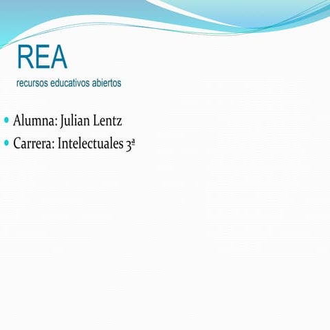 Portafolio rea | PPTX