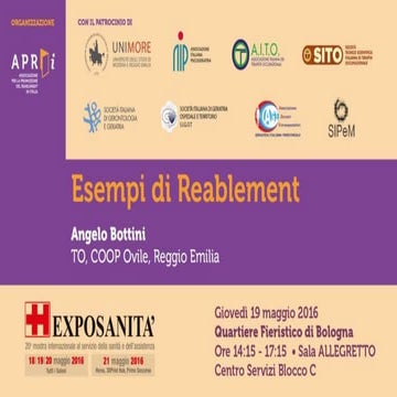 Esempi di applicazione del Reablement | PPT