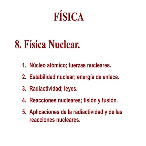 Tabla De Reacciones Nucleares Fenómenos Nucleares Y Sus Aplicaciones