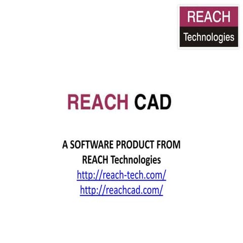 REACH CAD | PPT