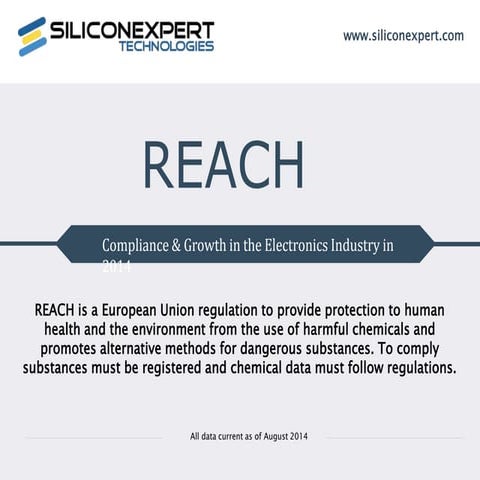 SiliconExpert REACH 2014 Infographic | PPTX