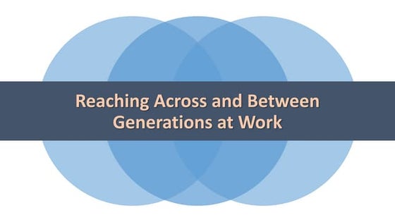 Generations in the Workplace | PPTX | Business and Finance