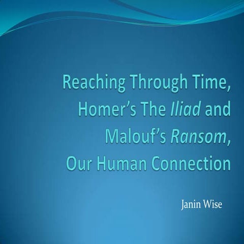 Reaching through time | PPTX