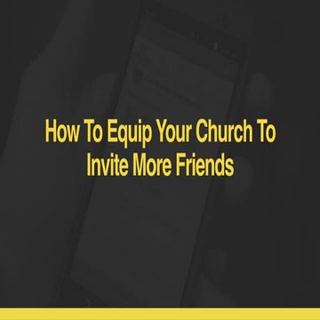 Equip and encourage your members to invite their friends | PDF | Social ...