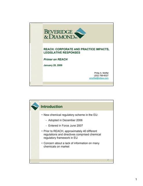 EU REACH Only Representative (OR) | PPT | Logistics | Business