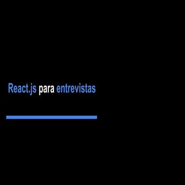React.js para entrevistas | PDF