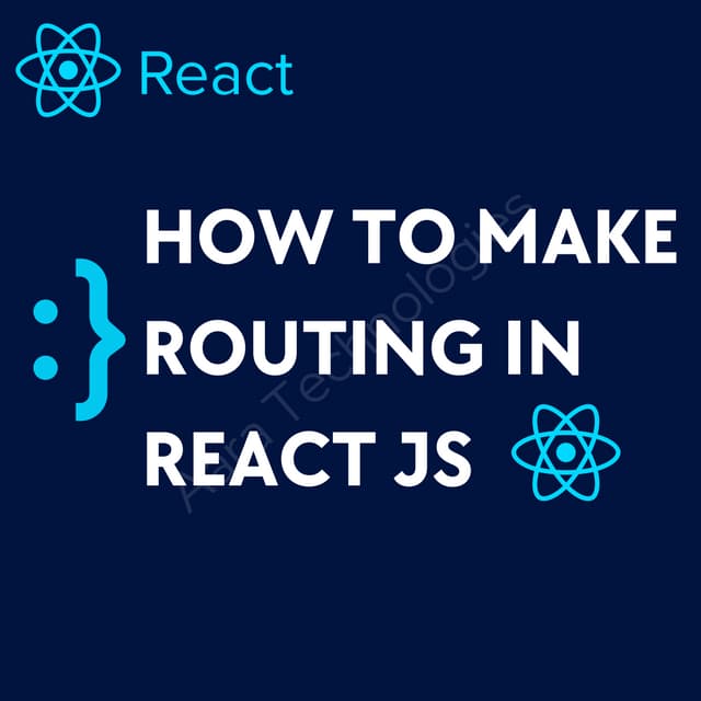 How To Create Reactjs Routing Pdf 8778