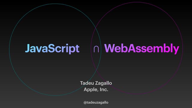 Javascript ∩ Webassembly Pdf Programming Languages Computing 7810