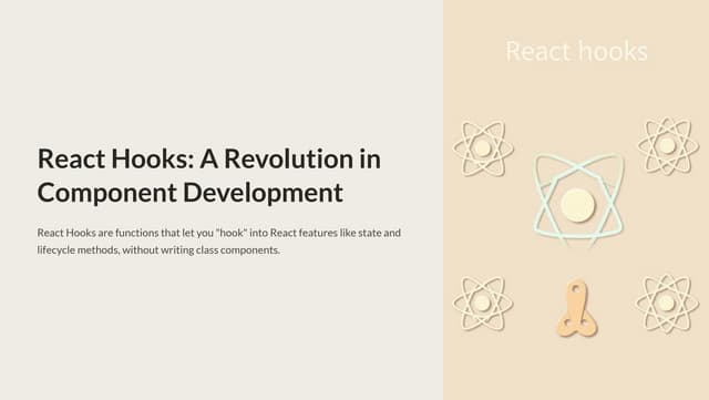 React Hooks Enhancing Functional Components With Usestate Useeffect