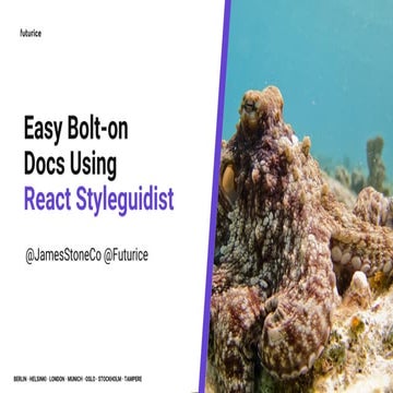 Easy Bolt On Docs Using React Styleguidist Ppt 7377