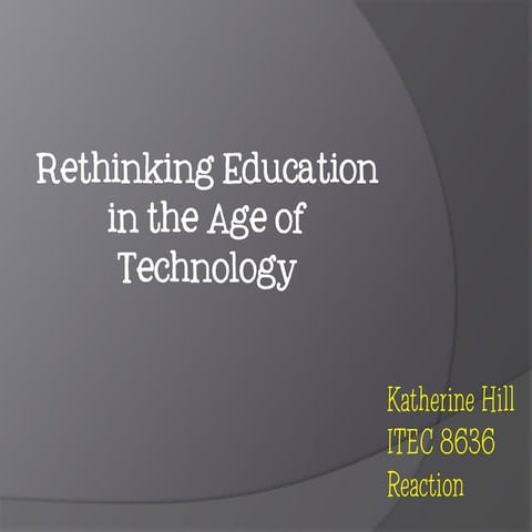 A Literature Review Example Exploring The Impact Of Technology On