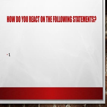 Reaction Paper Power Point Presentation. | PPTX