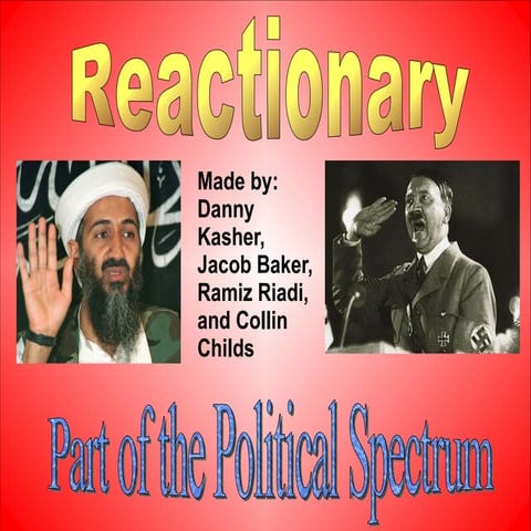 Reactionary slide the real one | ODP
