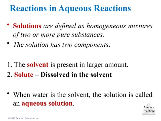 9 Aqueous Solutions | PPT