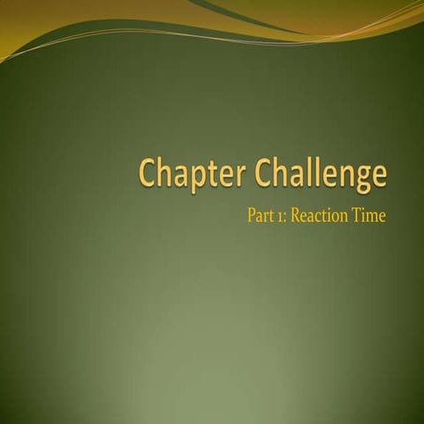 Reaction time | PPTX