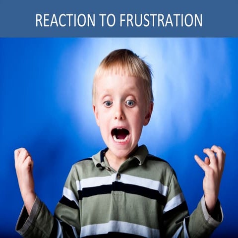 Reaction to frustration | PPT
