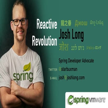 Introduction to Reactive Spring (Part One) | PPT