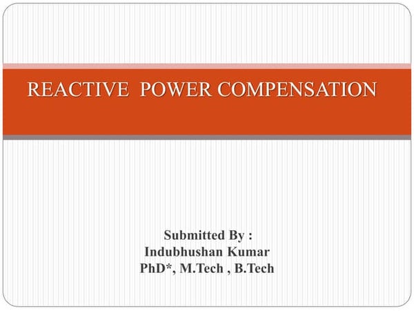 Electrical Power Distribution And Utilization