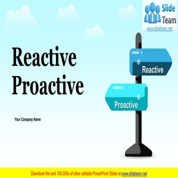 Reactive Proactive Table Showing Attributes Comparison Direction Con