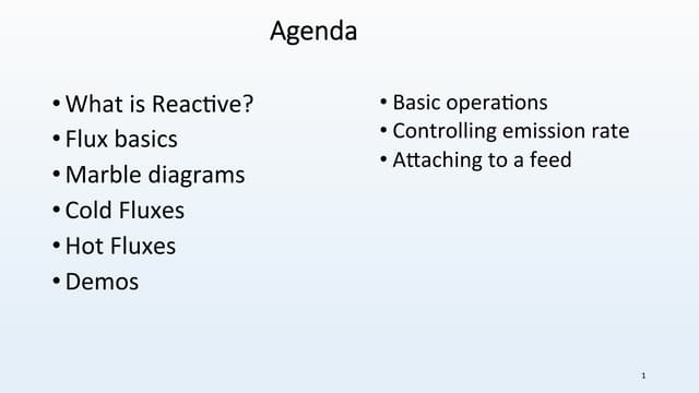 Reactive Programming With Pivotals Reactor Ppt