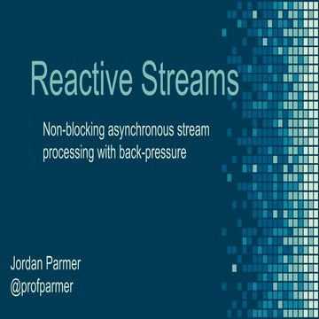 Reactive Streams Ppt