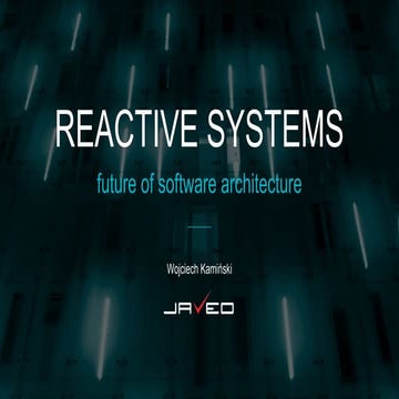 Reactive Systems Ppt