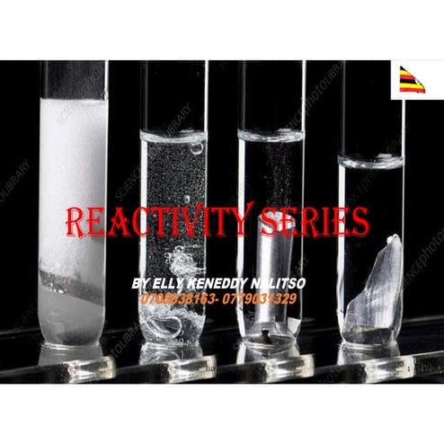 Reaction of metals with water | PPTX