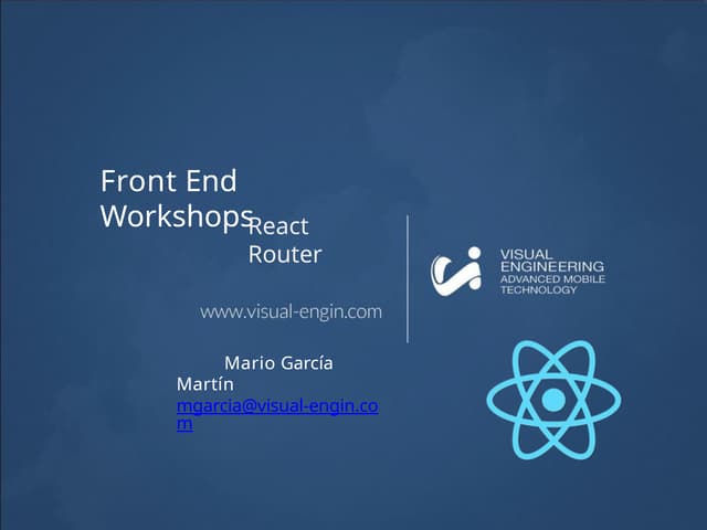 Reactjs Reactrouter 1607111dfdfdf55618pptx Programming Languages 2580