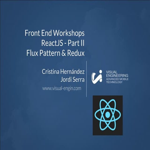 Workshop 20 Reactjs Part Ii Flux Pattern And Redux Ppt 