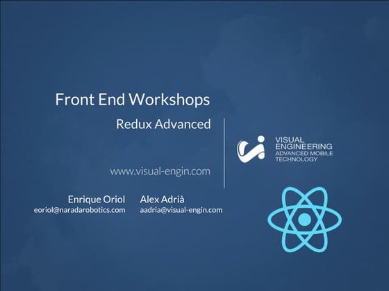 Workshop 20 Reactjs Part Ii Flux Pattern And Redux Ppt