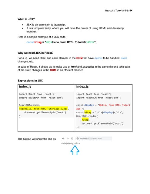 React js t4 - components