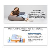 ReactJS Developer Job Description | PDF