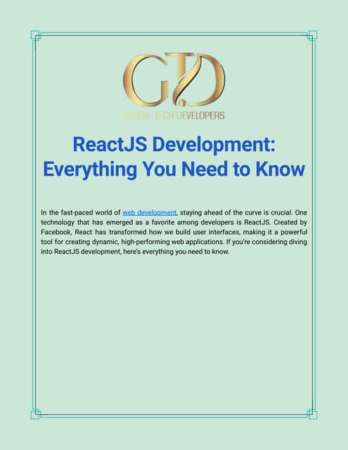 ReactJS Development_ Everything You Need to Know.pdf ReactJS Development_ Everything You Need to Know.pdf