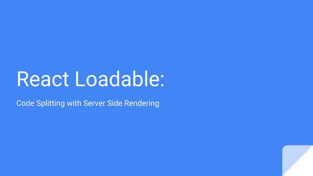 React loadable | PDF | Web Development | Internet React loadable | PDF | Web Development | Internet