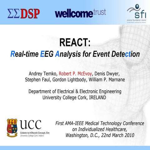 REACT: Real-time EEG Analysis for Event Detection | PPT