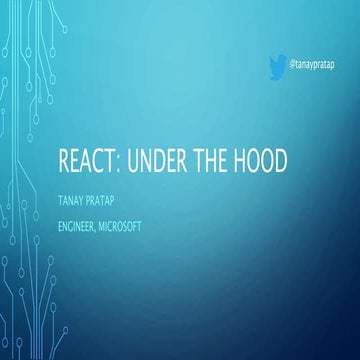 React under the hood | PPTX