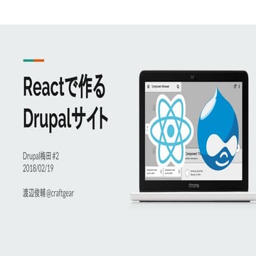 Reactで作るDrupalサイト | PDF | Web Development | Internet