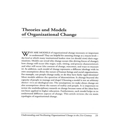 Read change theory article copy | PDF