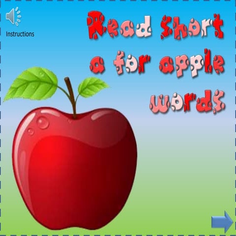 Read short a for apple words | PPSX