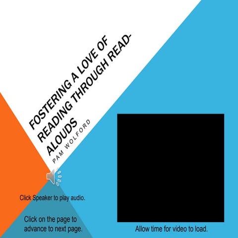 Fostering a Love of Reading through Read-Alouds | PPTX