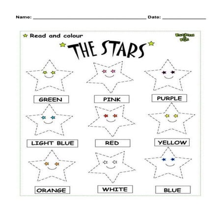Colour the stars | PDF