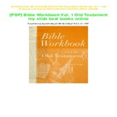 Read Bible Workbook Vol. 1 Old Testament Unlimited