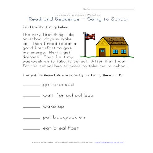 Read sequence-school | PDF