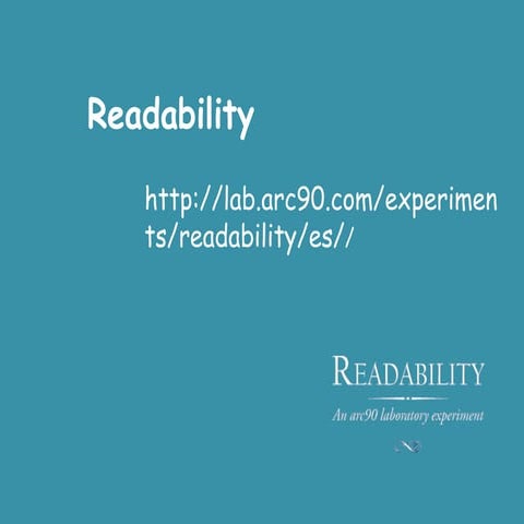 Readability | PPT